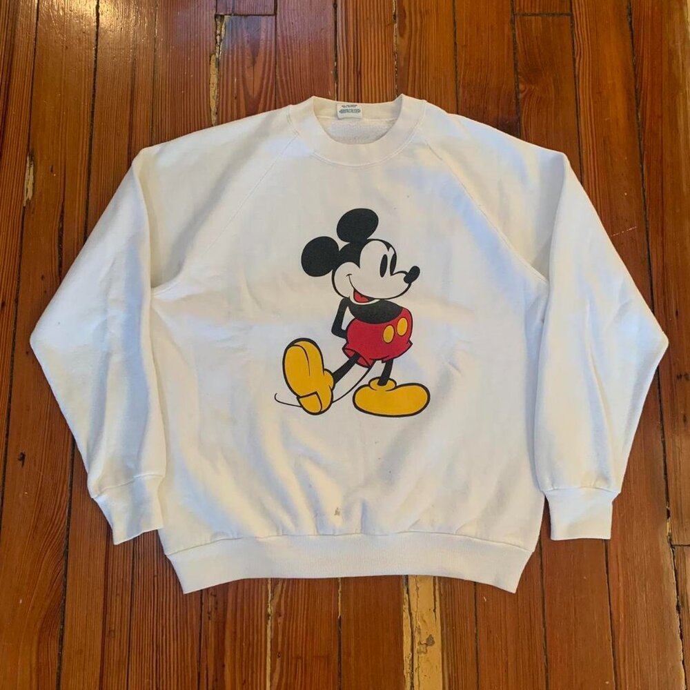 Vintage 90s/80s Disney Classic Mickey Mouse Print Swe… - Gem